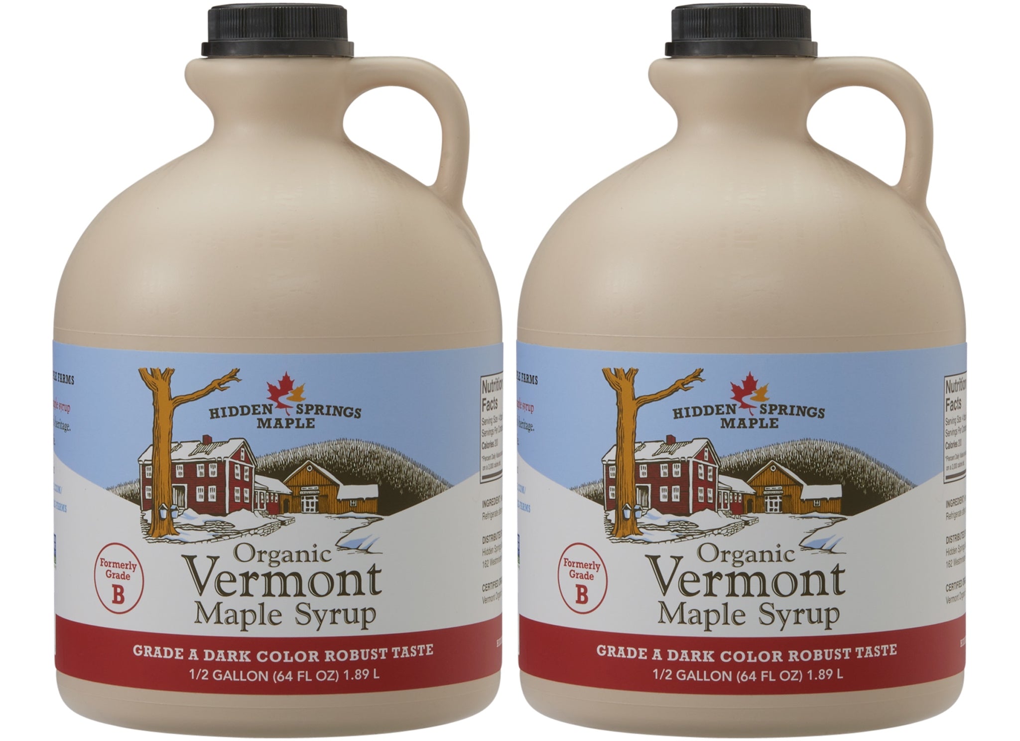 Plastic Jug, Organic Maple Syrup – Hidden Springs Maple